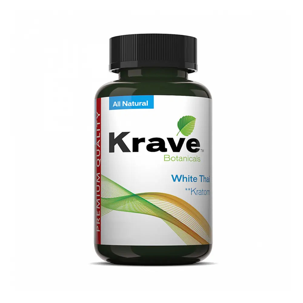 Krave Botanicals - White Thai Kratom Capsules – lemon smoke